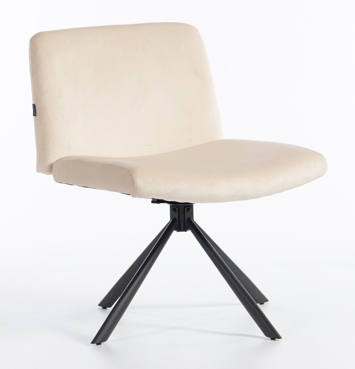 HOKER HR150 PAJĄK KREMOWY WELUR CZARNA PODSTAWA pająk \ czarny ...